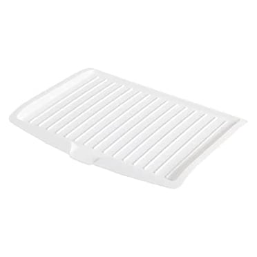 ReaNea Stainless Steel Drain Board, Black Roll Up Dish Drying Rack Over ...