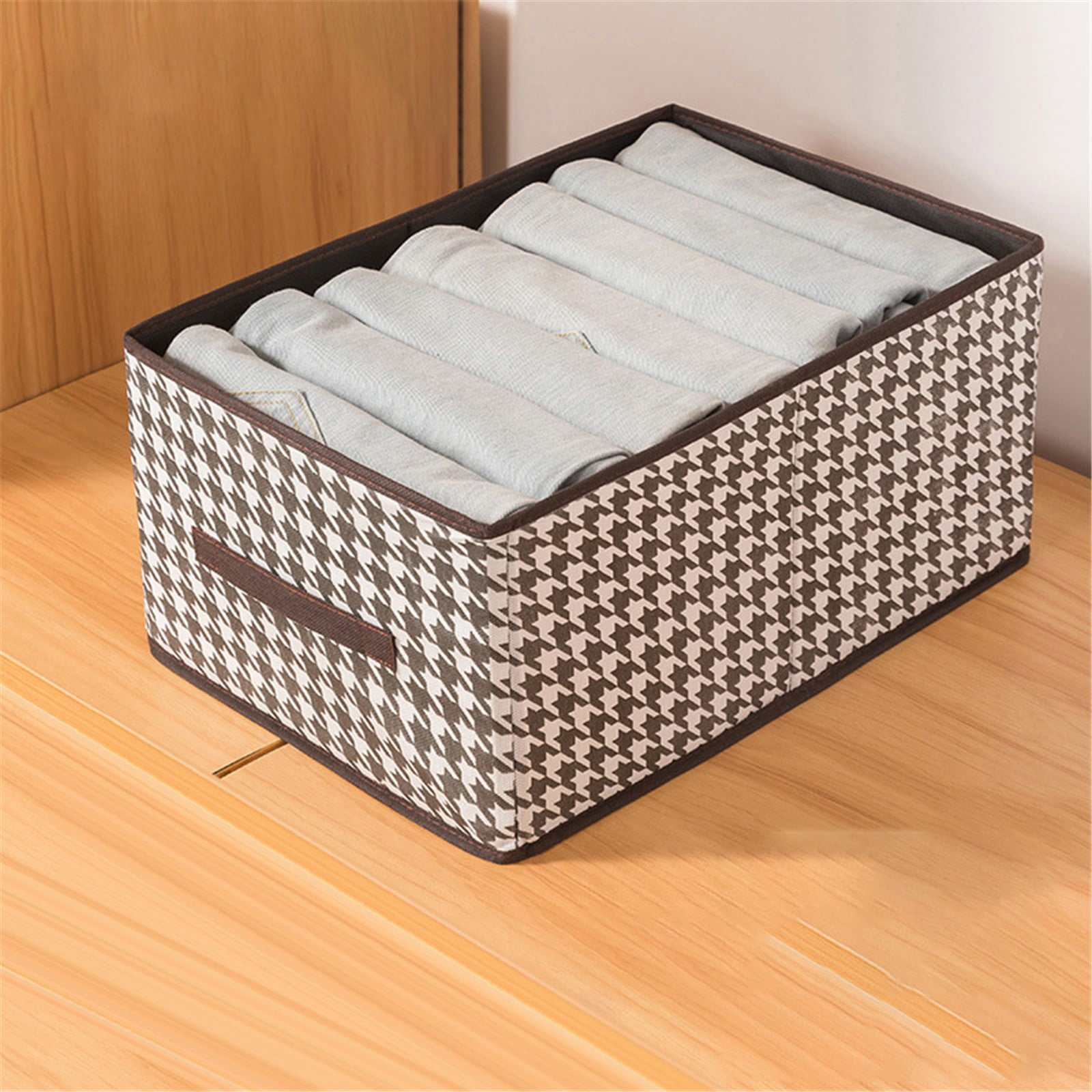 YuanRX Foldable Jeans Organizer For Closet Wardrobe Jeans Storage Box ...