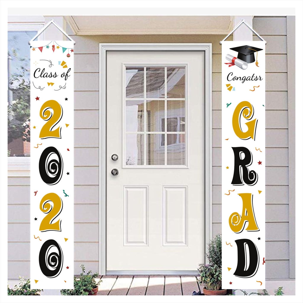 YuanRX Graduation Banners 2020 Congrats Grad - Graduation Party ...