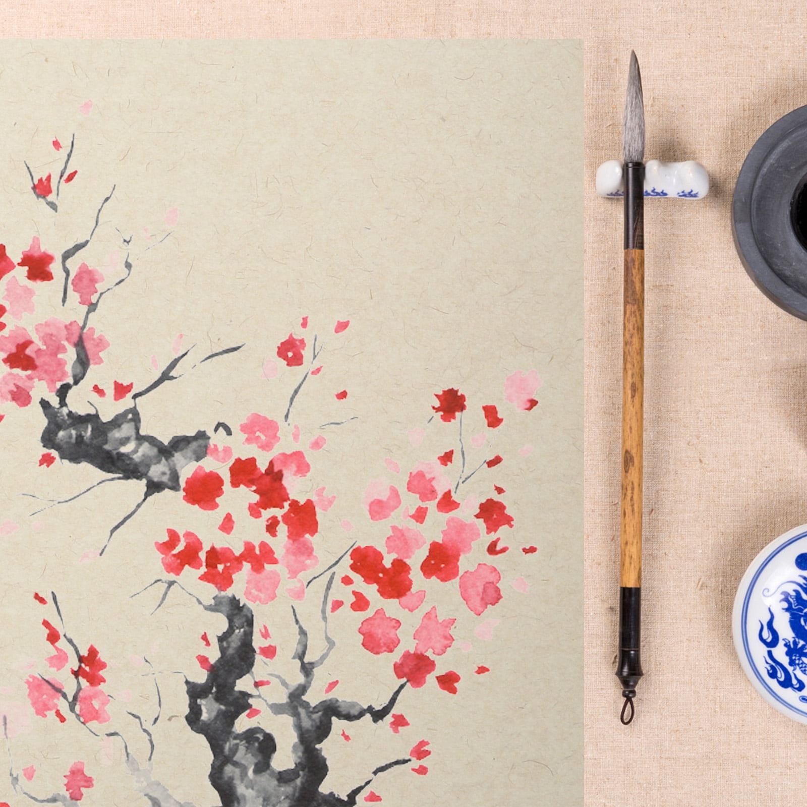 Yuangui 10 Chinese Xuan Paper Sheets for Calligraphy Practice and ...