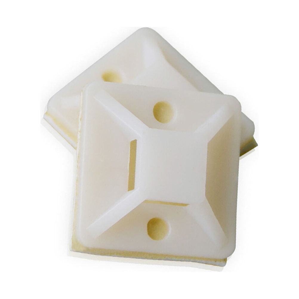 Yuangui 100 PCS Cable Tie Holders Self-adhesive Zip Tie Mounts Bases ...