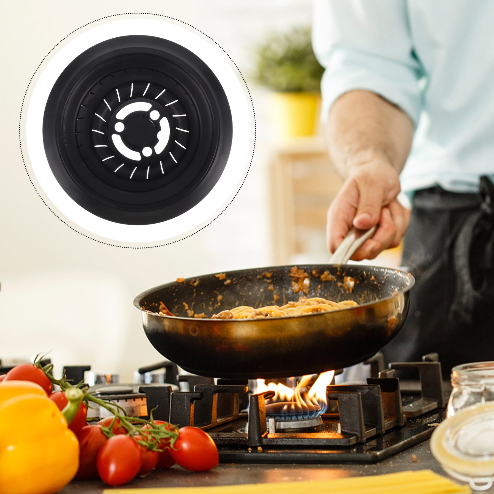 1Pc Gas Burner Grate Ring Reducer Metal Stove Cover Kitchen Gadget ...