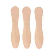 100pcs Wooden Ice Cream Spoons Wood Taster Spoons Popsicle Paddles Spoon - Walmart.com