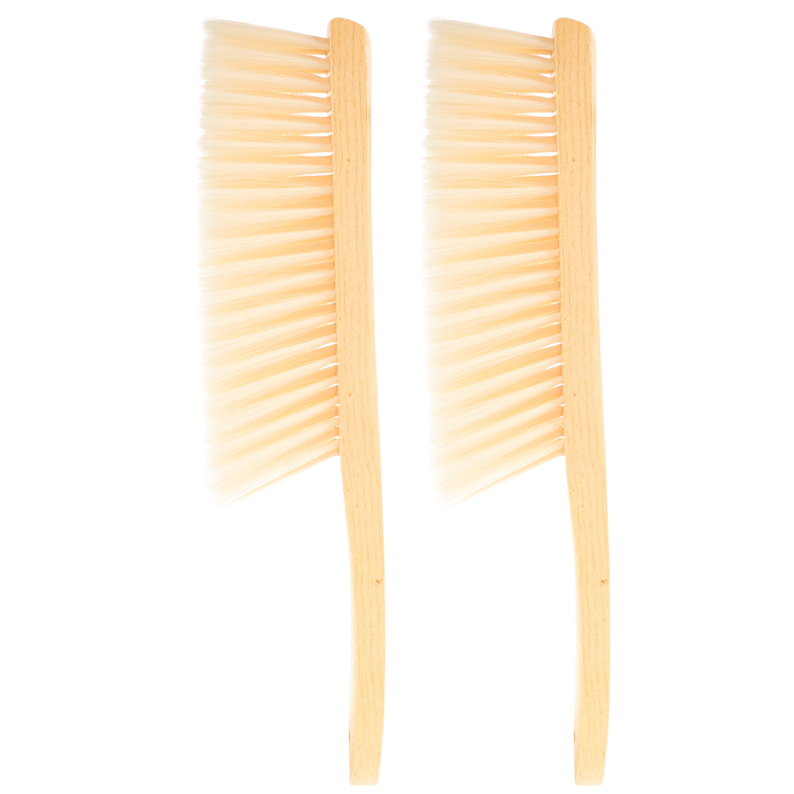 Yuangui 2Pcs Wooden Dusting Brush Hand Broom for Cleaning Carpets and ...