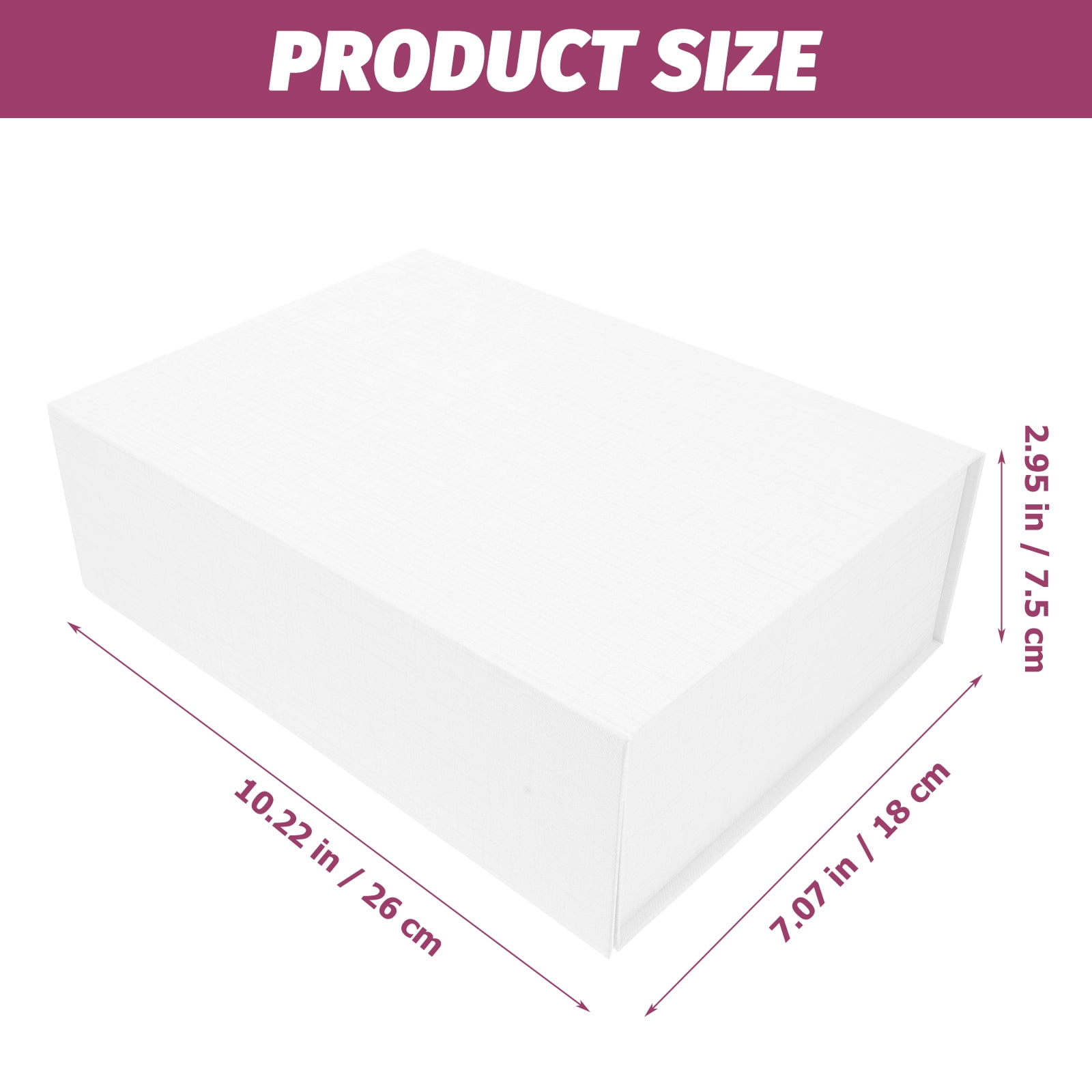 Yuangui 2pcs Gift Box Large Foldable Gift Boxes Packaging Accessory ...