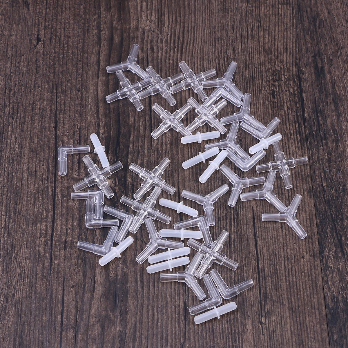 Yuangui 40pcs Four-way and Tee Manifold Connectors Curving and Straight ...