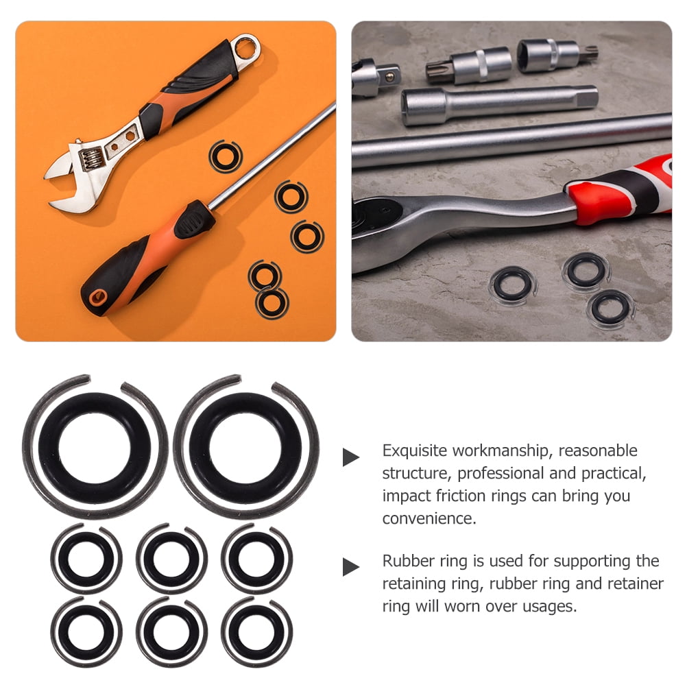 Yuangui 8 Sets Impact Wrench Rubber Rings - Sturdy Replacement ...