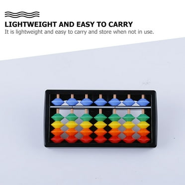 Addition and Subtraction Elementary Kids 10 Row Wooden Counting Frame ...