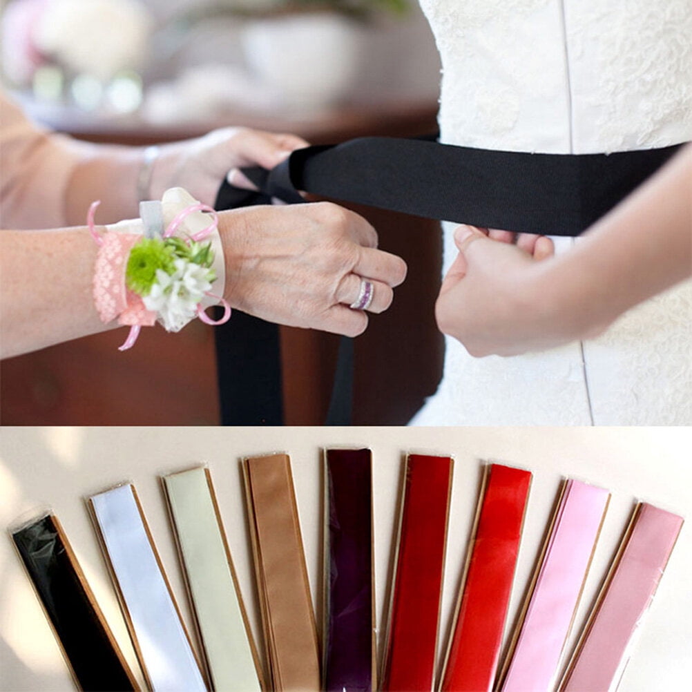 Yuangui Belt Sash Wedding Bridal Ribbon Dress Belts Waistsatin ...