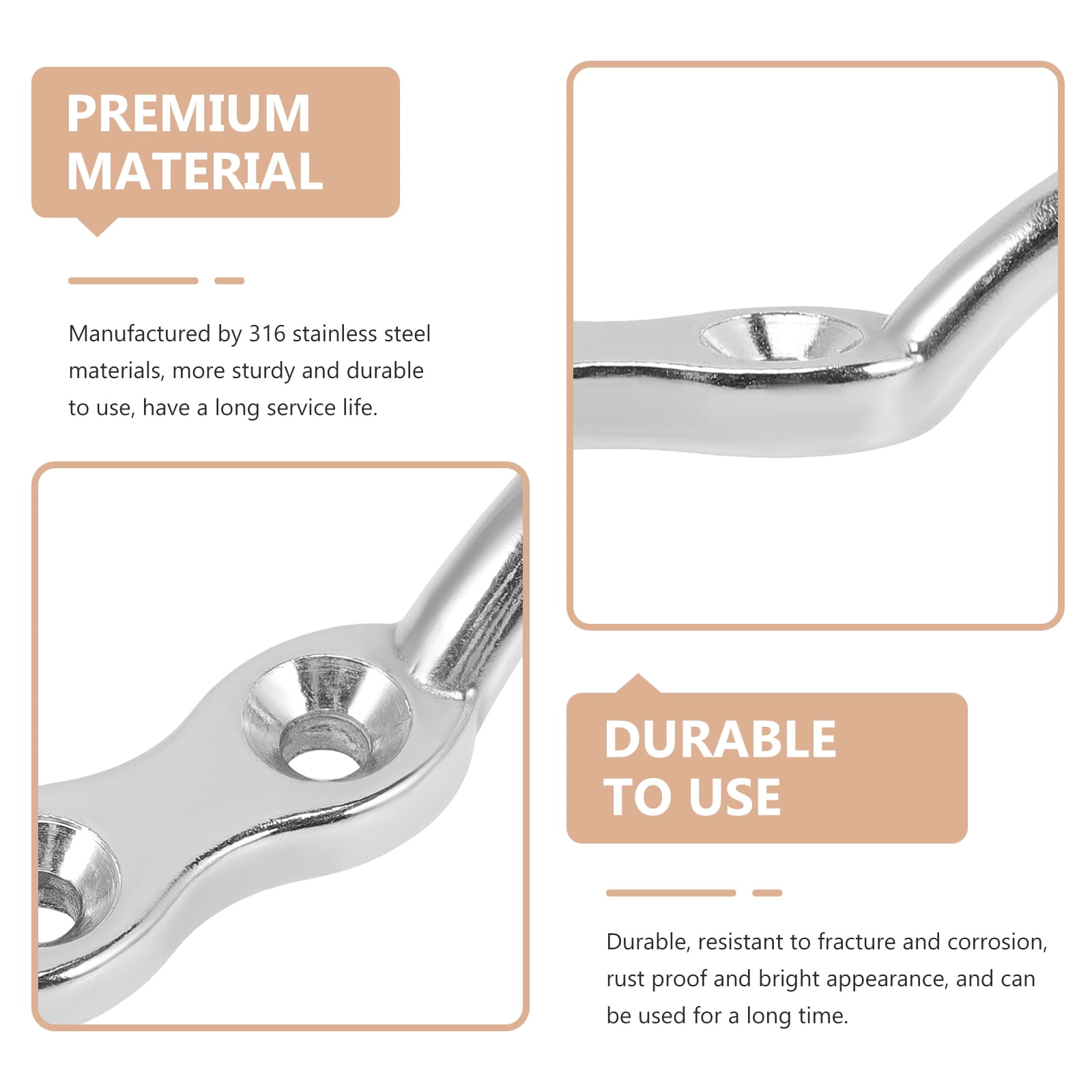 Yuangui Boat Cleats Cleat Dock Replacement Marine Tie Down Rope Cleat ...