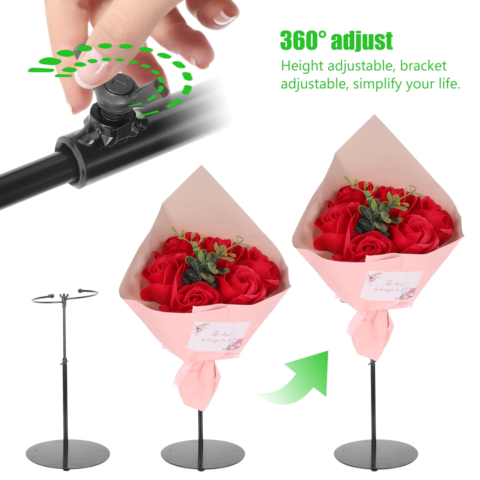 Yuangui Bouquet Stand Floral Flower Holder Flowers Table Desktop ...