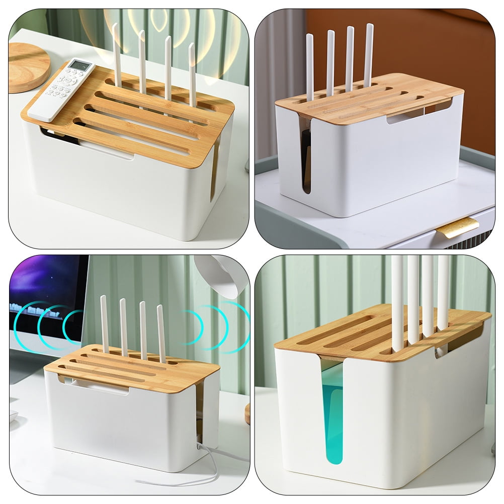 Yuangui Box Power Cable Storage Line Wire Manager Cord Case Hider ...