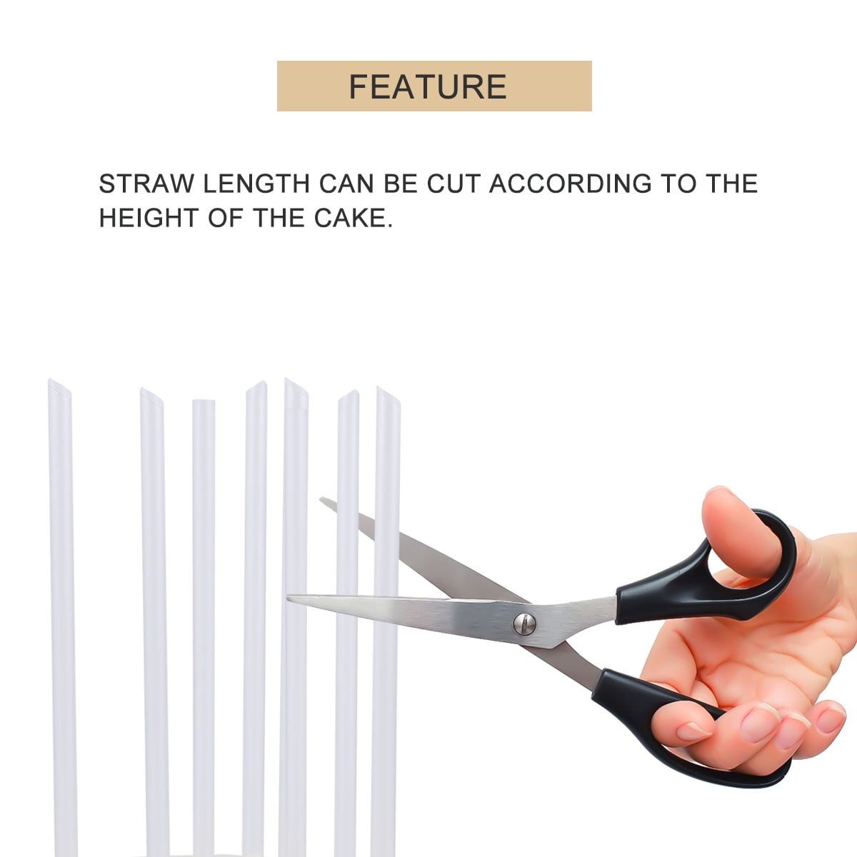 Yuangui Cake Board Dowel Rods Set for Tiered Cake Stacking (10 Inches ...