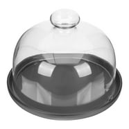 Ped Cake Stand W/ Glass Dome - Walmart.com
