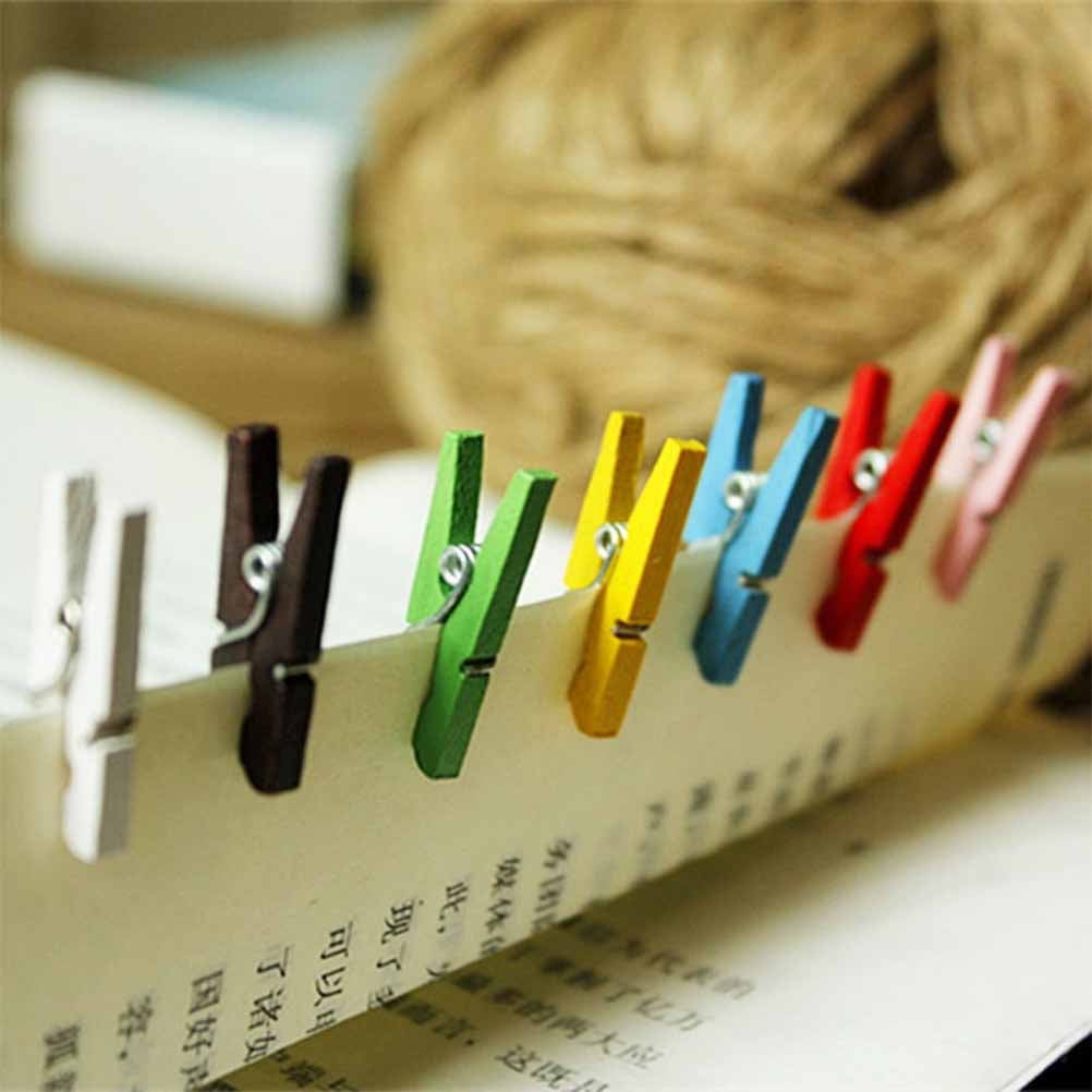 Yuangui Clip Clothes Colored Photo Wooden Clothespin Picturesmall ...