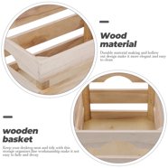 Make Market Unfinished Wooden 12” Wood Pallet Bin - Rustic 4-Pack ...