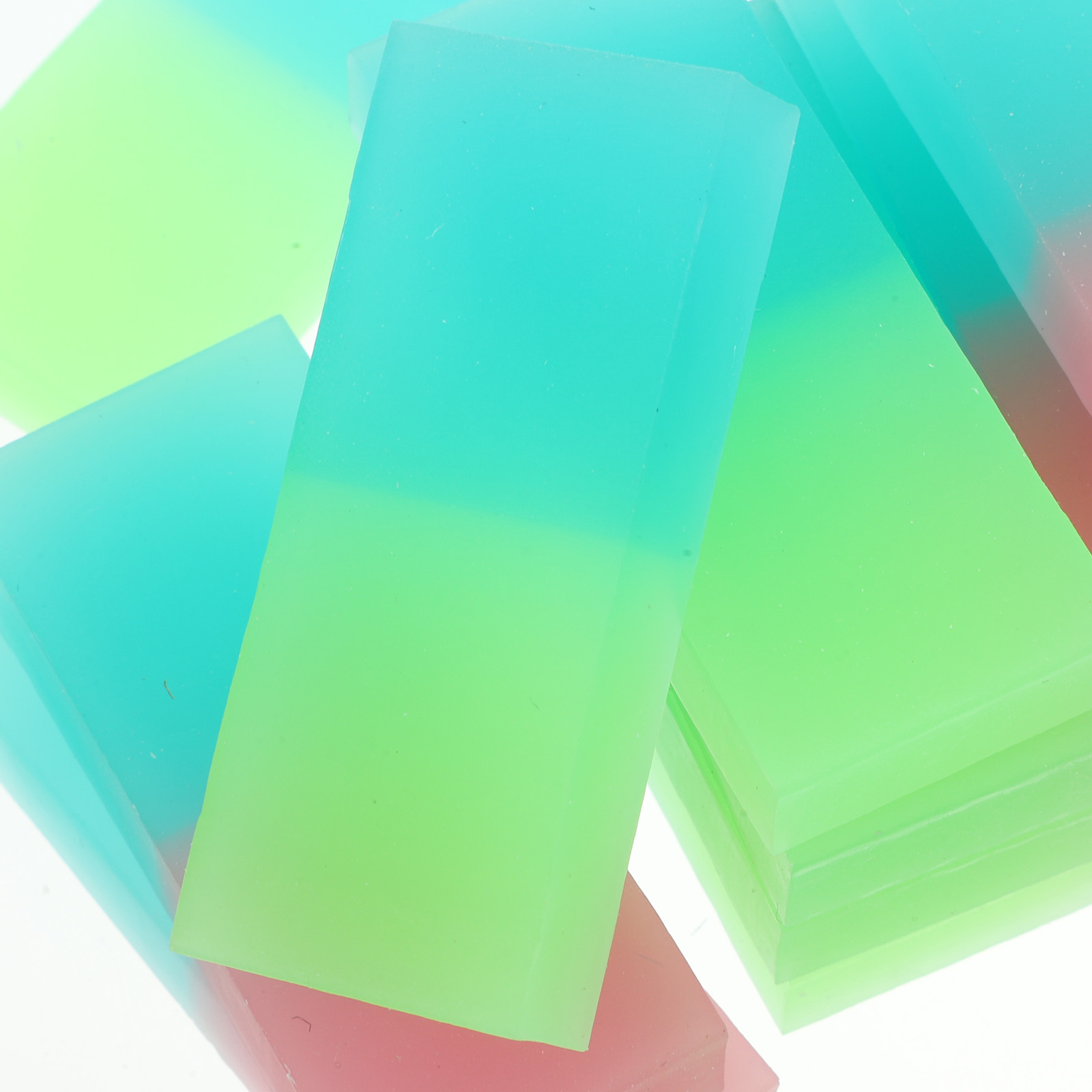 Yuangui Cute Double Colored Jelly Cube Erasers - 12Pcs - Walmart.com