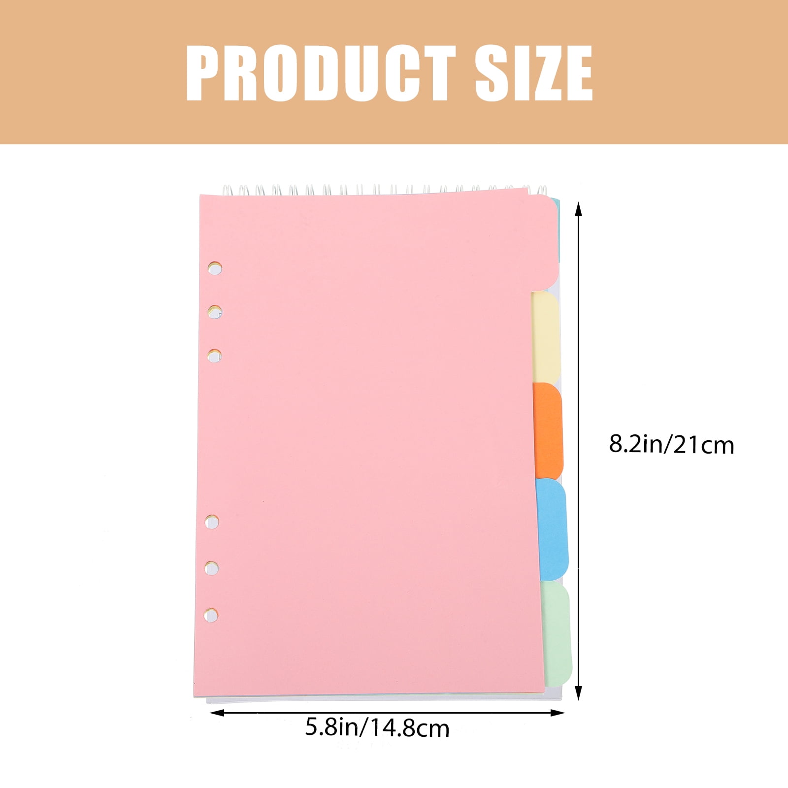 Yuangui Dividers Paper Binder File Paper Divider Tabs Divider Diy Ring ...