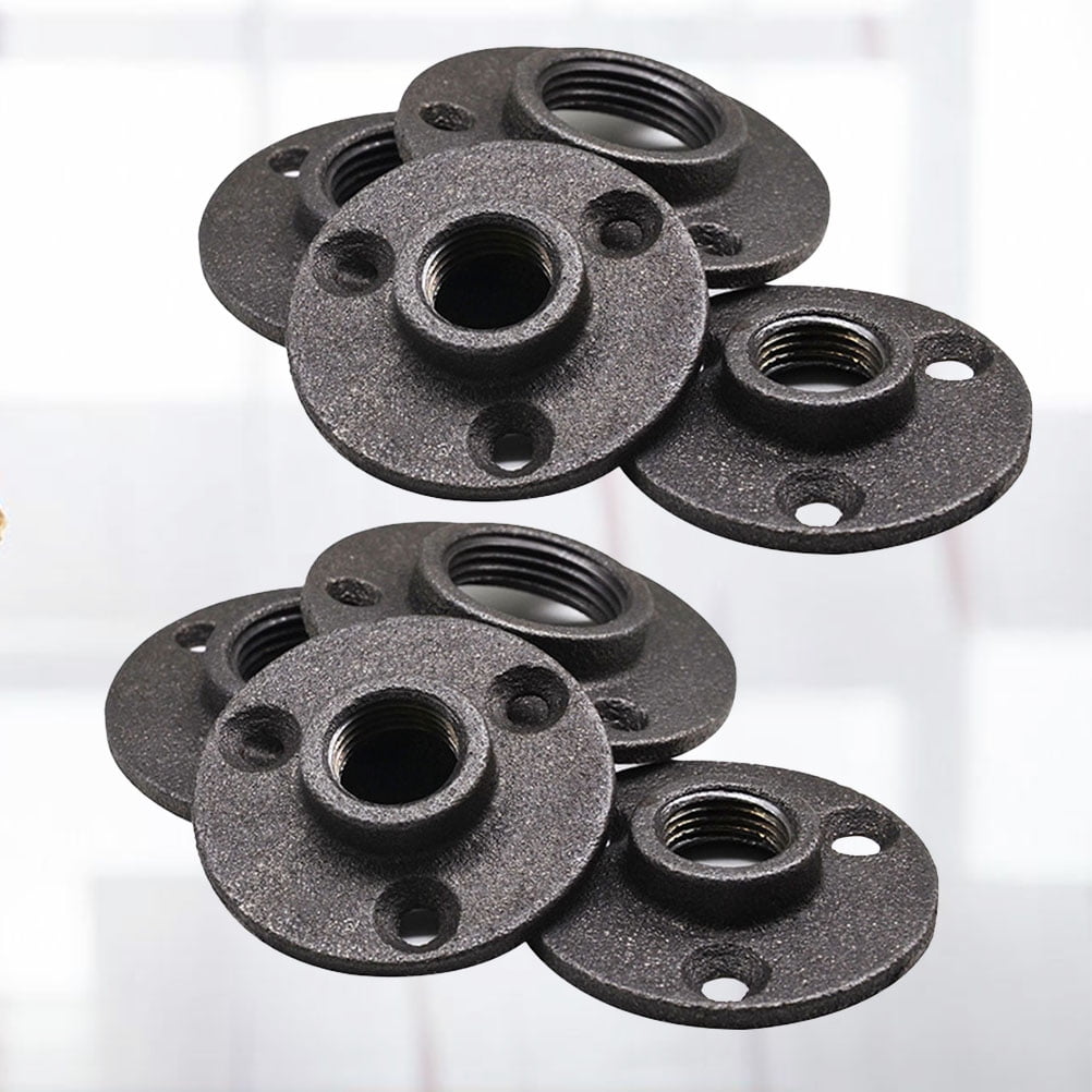 Yuangui Floor 1/2" Pipe Fittings Wall Mounted Threaded Malleable 3 ...