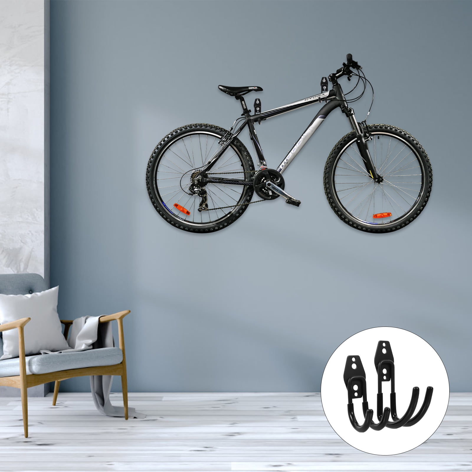 Yuangui Garage Hook Hooks Hanger Tool Storage Heavy Duty Wall Bike ...