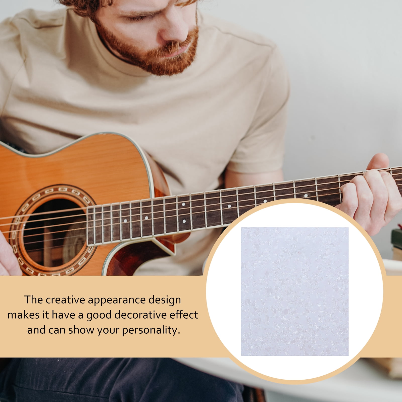 Yuangui Guitar Sticker Board Sticker Protection Scratch Pickguard Self ...