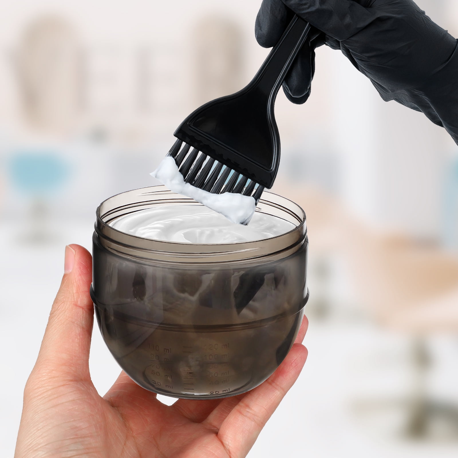 Yuangui Hair Bowl Color Mixing Dye Salonbowls Coloring Cup Dyeing Mixer ...