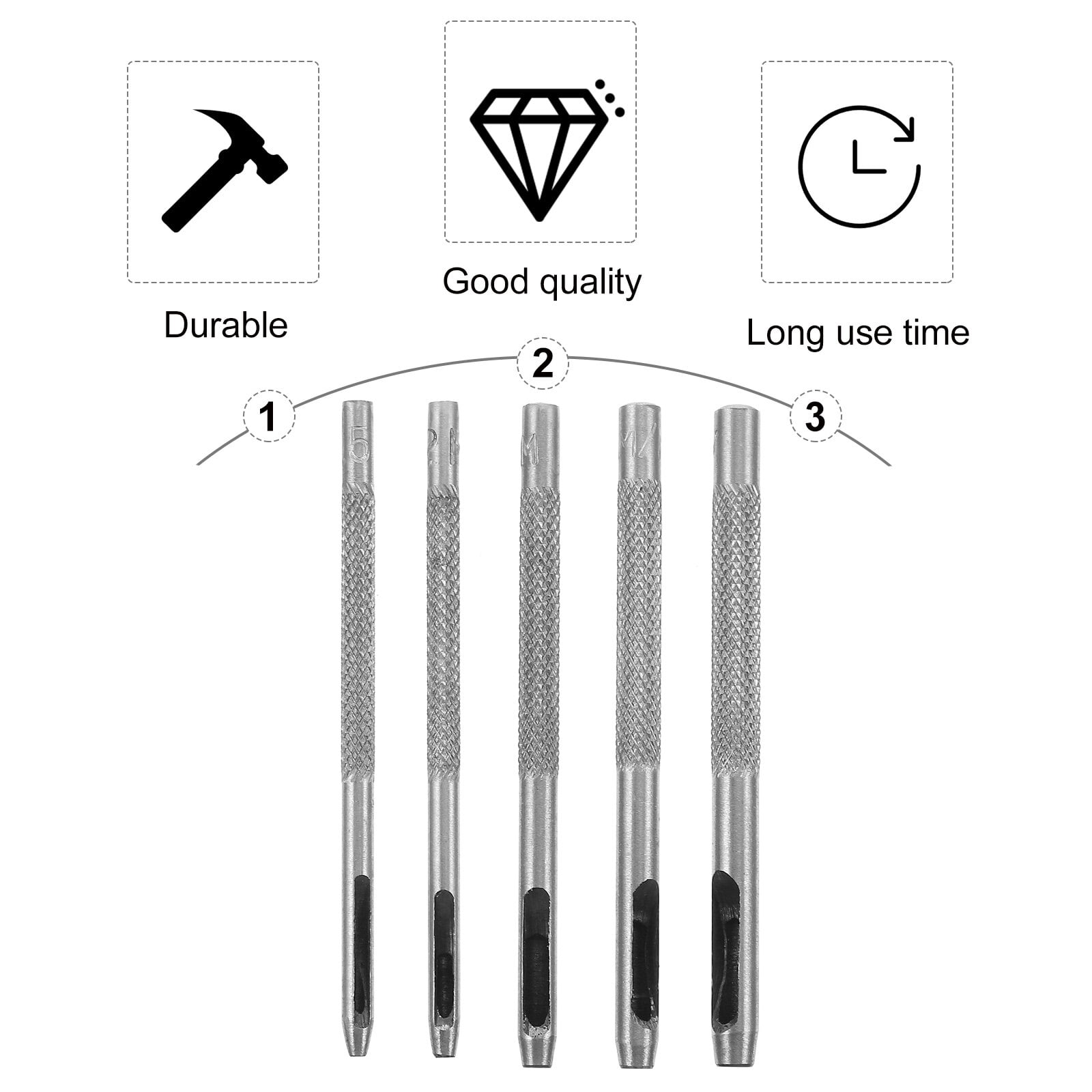 Yuangui Hole Punchhollow Tool Belt Punch Set Tools Leather Watch Round ...