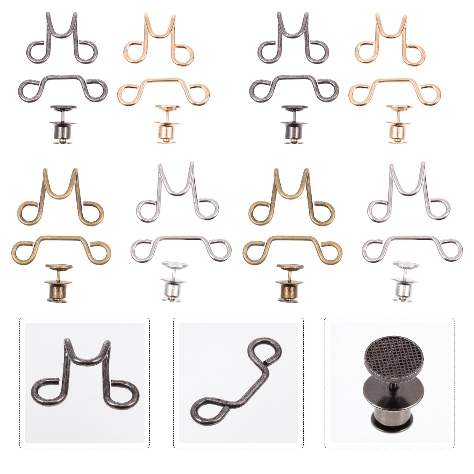 Yuangui Hookeye Buckle Snap Button Sewing Snaps Sewingpant Extender ...