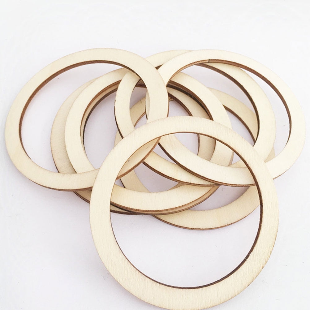 Yuangui Hoops Dream Ring Catcher Wooden Diy Rings Dreamcatcher Hoop ...