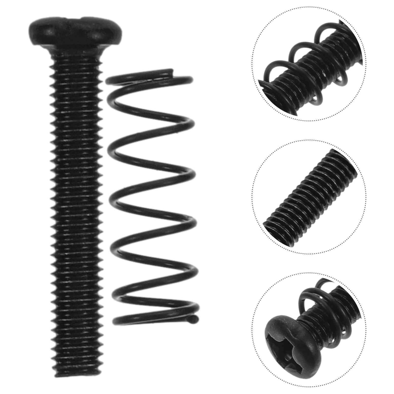 Yuangui Humbucker Pickup Saddle Intonation Screw Set for Electric ...