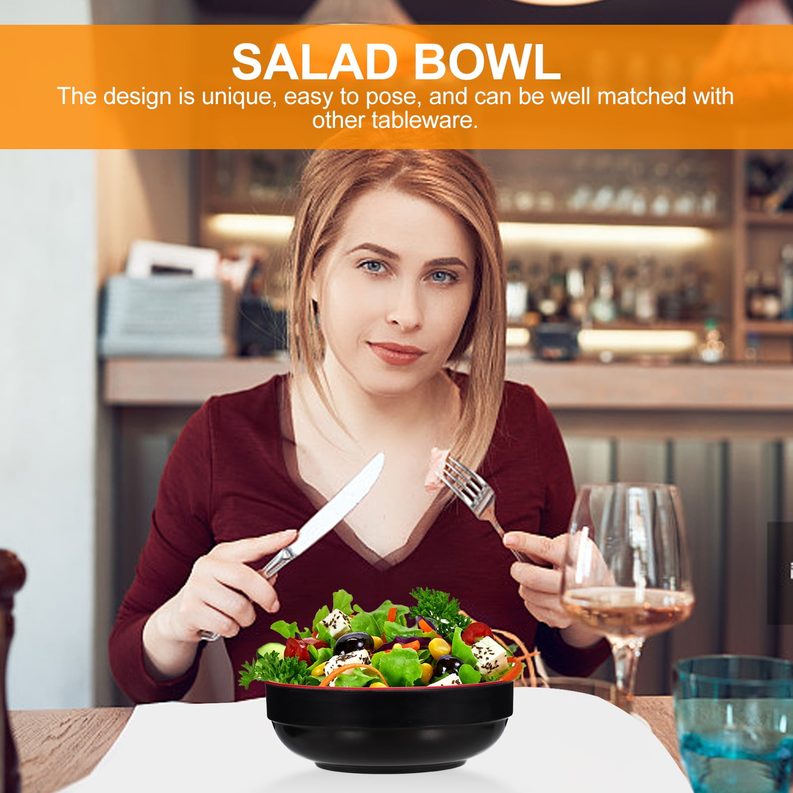 Yuangui Japanese Style Ramen Soup Bowls Wonton Noodle Bowl Melamine ...