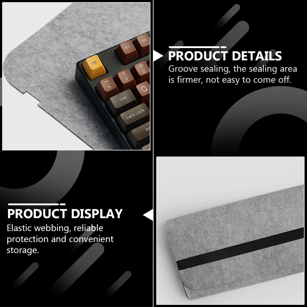 Yuangui Keyboard Bag 68-Key Mechanical Keyboard Storage - 34.5x13x4.5CM ...