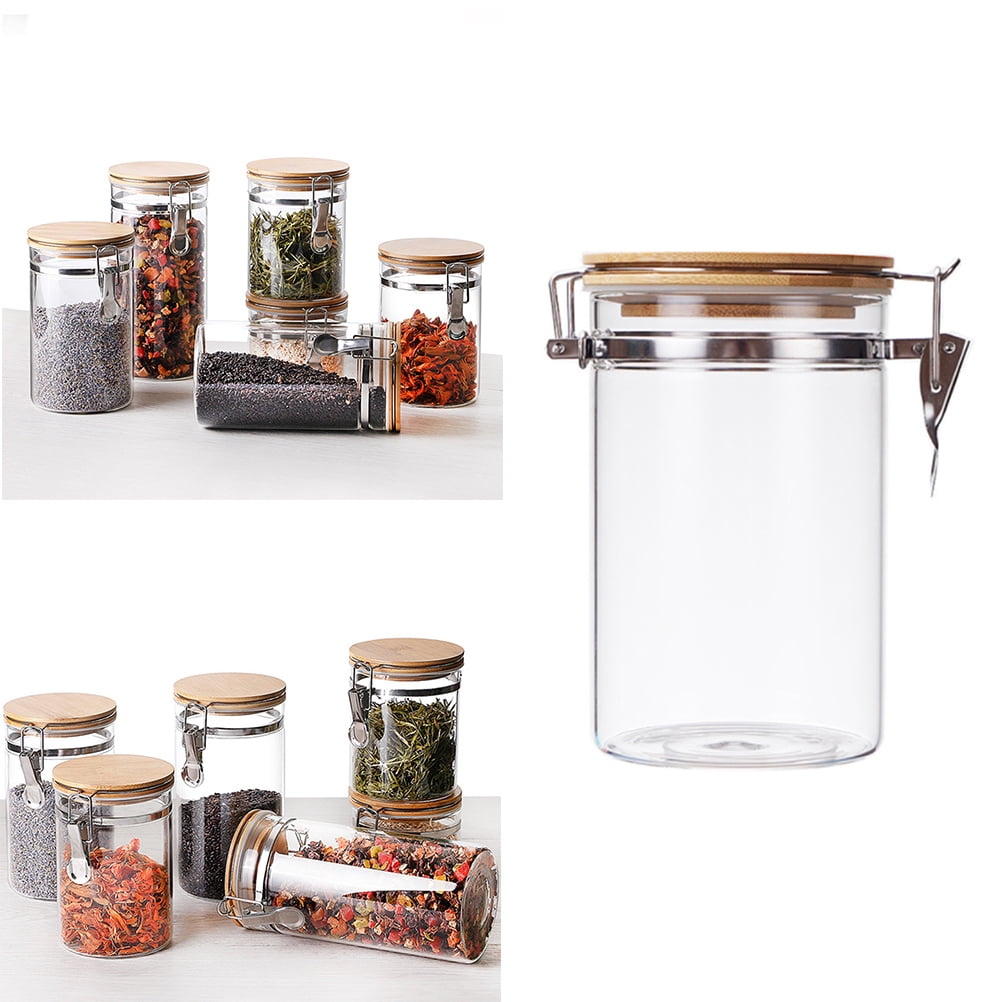 Yuangui Kitchen 800ML Sealed Jar with Lid Food Grain Seasoning Seal ...