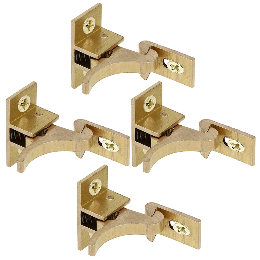 Yuangui Kitchen Cabinet Door Brass Latches Heavy Duty Elbow Catch (4pcs ...
