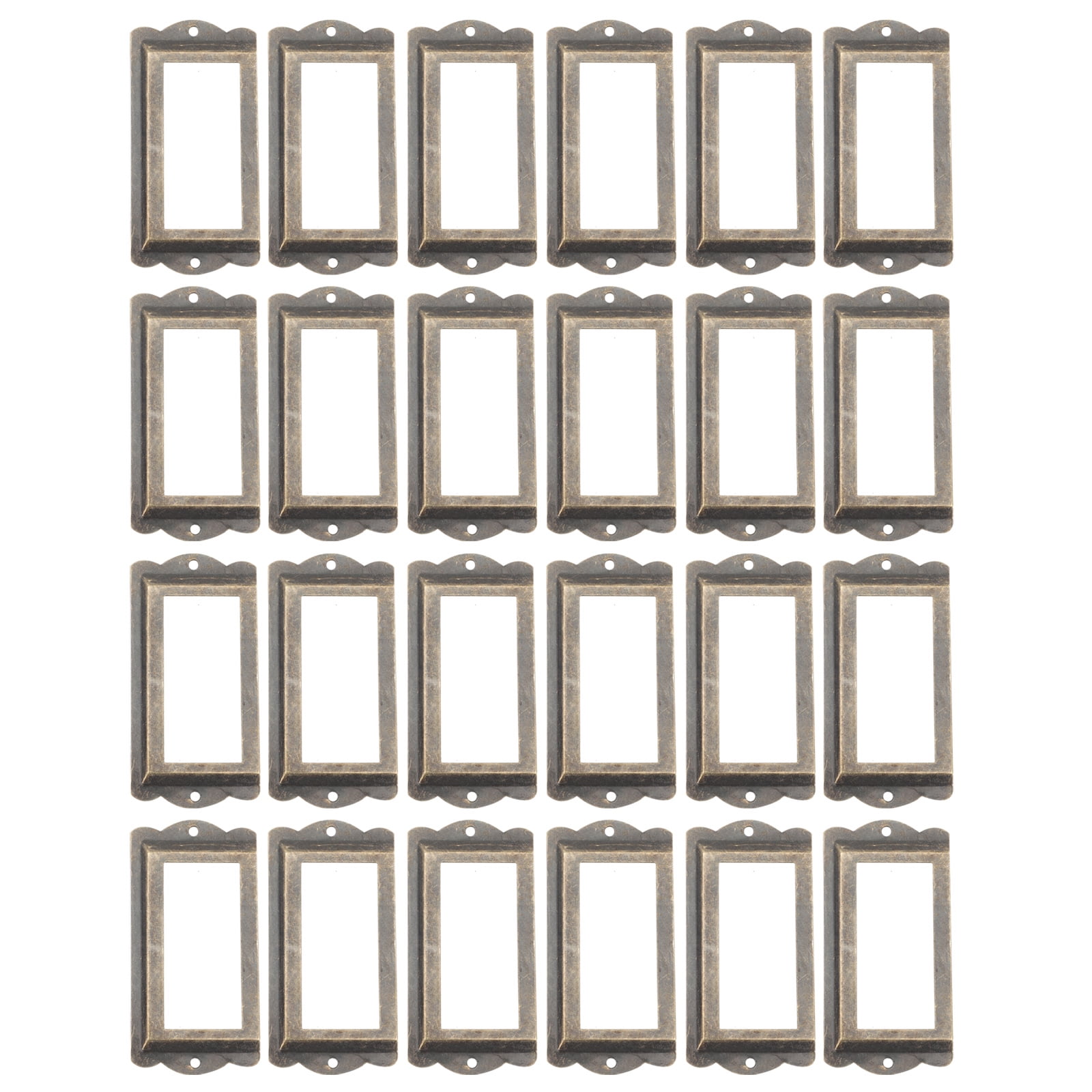 Yuangui Label Holder Frame Frames Metal Drawer Tag Cabinet Name Shelves ...