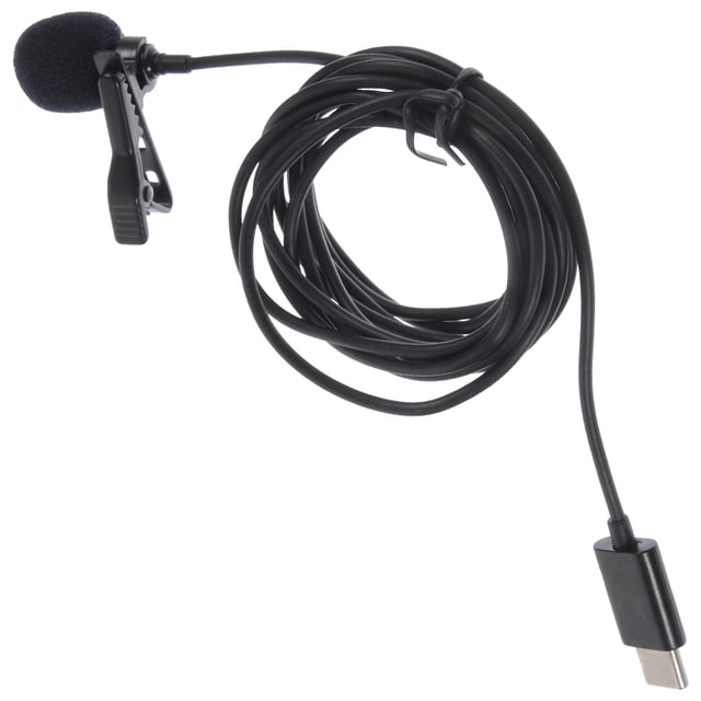 Yuangui Lavalier Microphone Clip On Condenser Microphone Usb Type-c ...