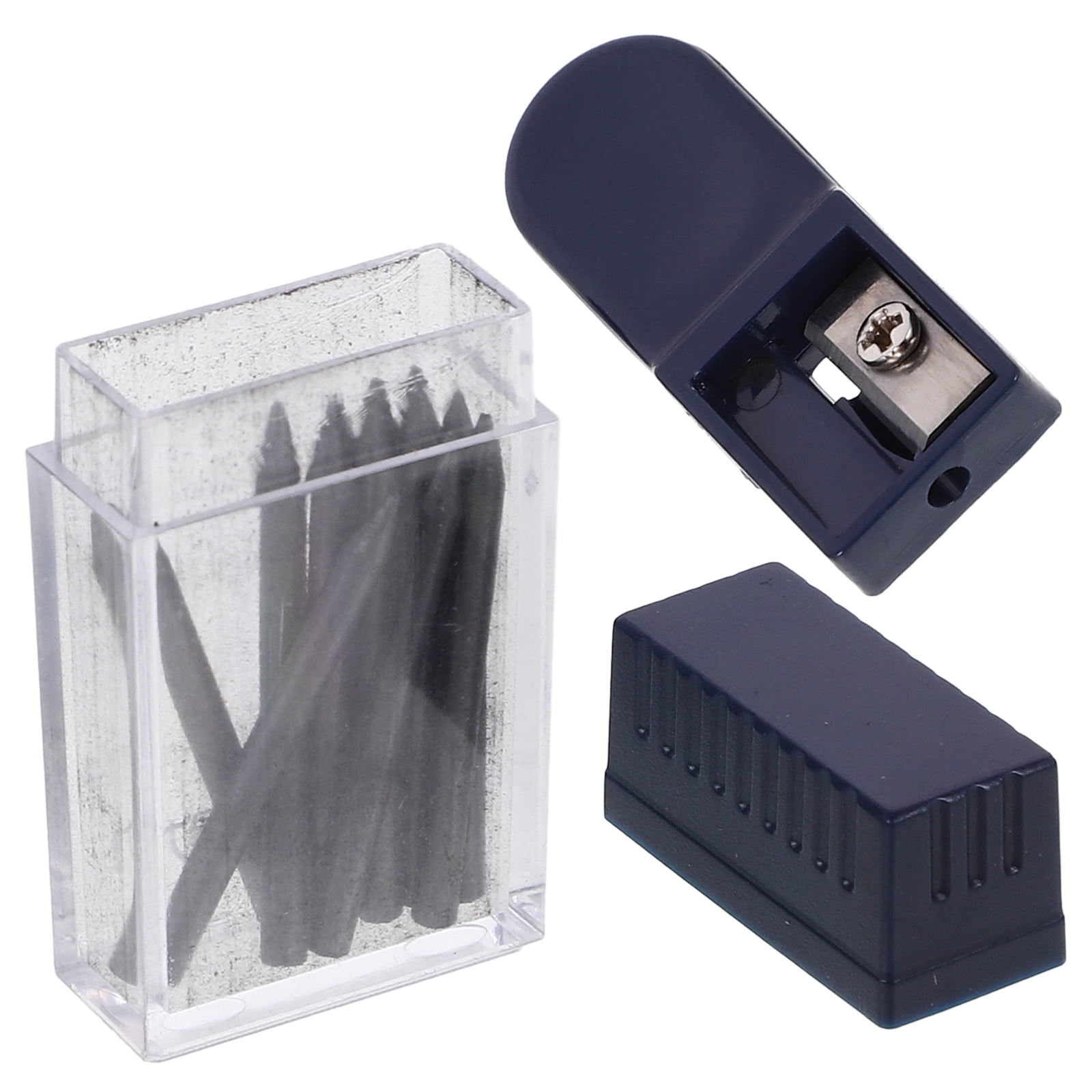 Yuangui Lead Pointer Sharpener 2mm Compass Leads Set Pencil Lead Storage Container - Walmart.com
