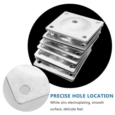 Leg Daddy 5/16" Threaded T-Plate Sofa Leg Attachment Plates, Set of 4 ...