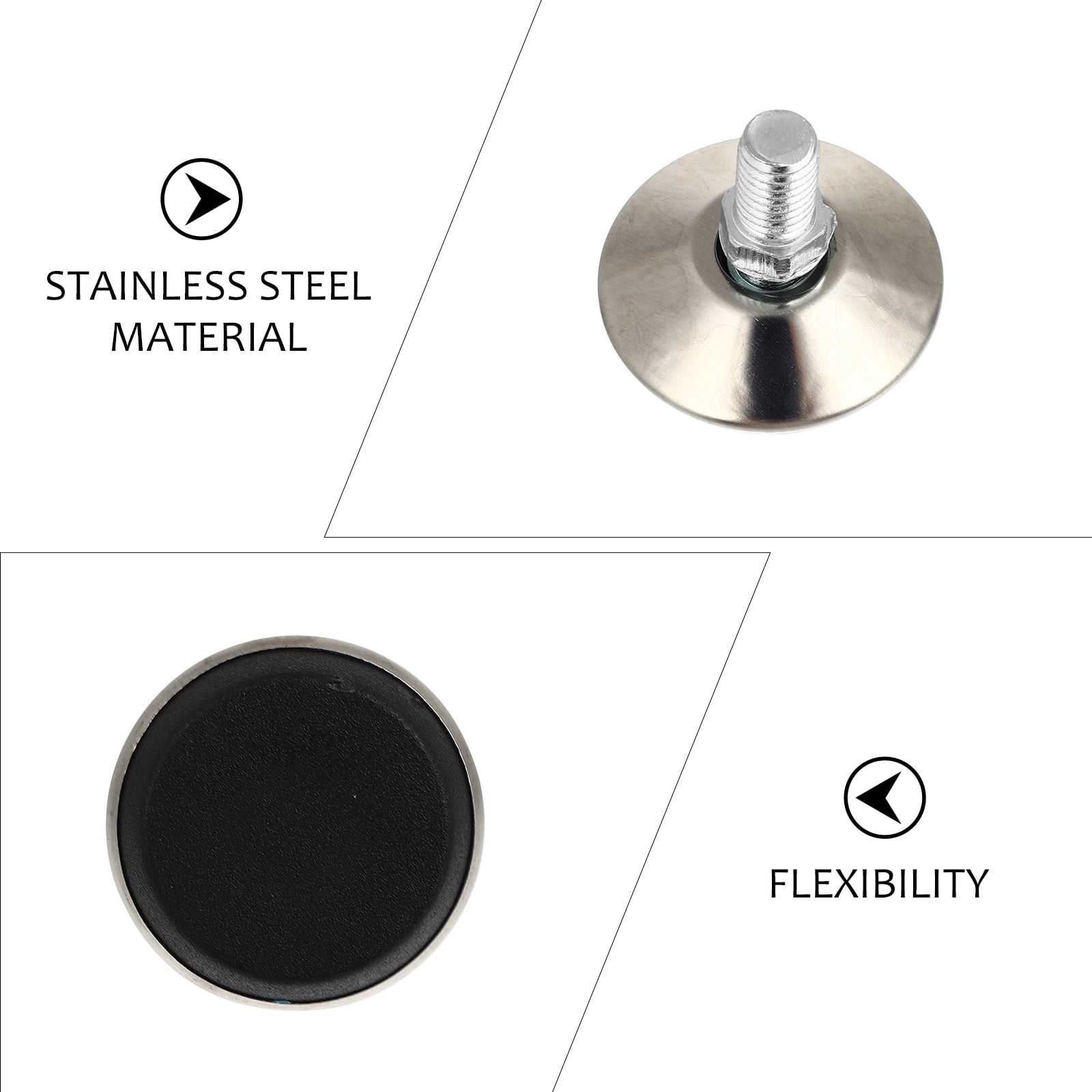 Yuangui Levelers Furniture Feet Leveling Leg Swivel Adjustable Table ...