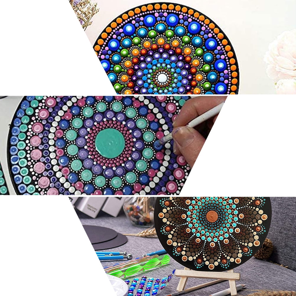 Yuangui Mandala Tools Painting Drawing Dotting Paper Round Supplies ...
