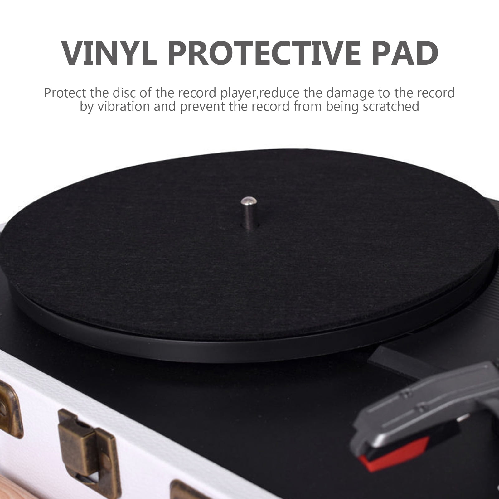Yuangui Mat Record Turntablevinyl Felt Cover Replacement Vintage Pad Mat Premiumpad Antistatic ...