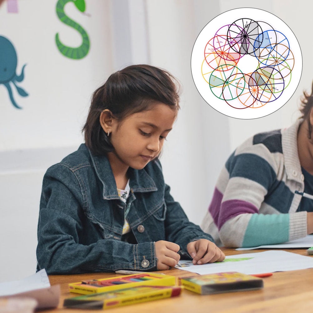 Yuangui Math Fraction Circles - 10 Sets for Elementary School Learning ...