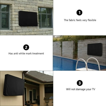 Storm Shell Outdoor TV Hard Cover Weatherproof Protection 55", Outdoor ...