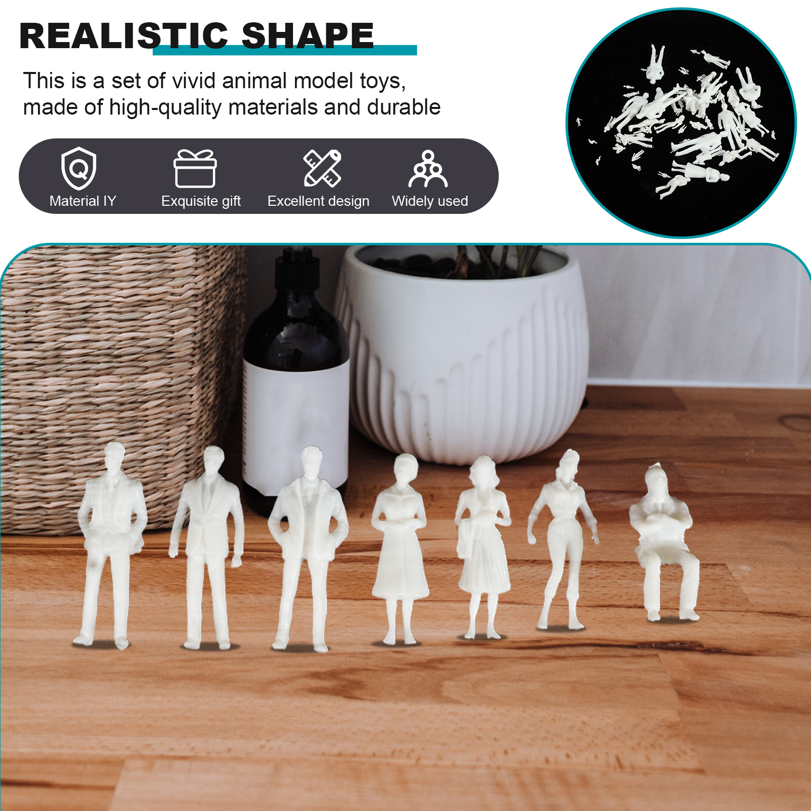 Yuangui People Figures Figurines Model Unpainted Miniature Miniatures ...