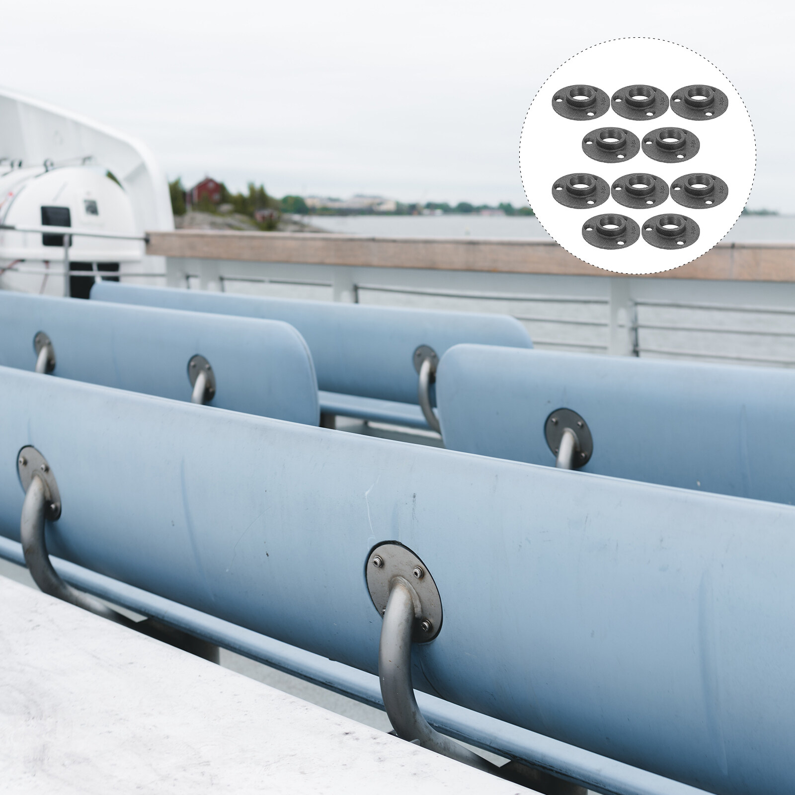 Yuangui Pipe Flange Floor Flange Iron Decorative Fixed Fitting ...