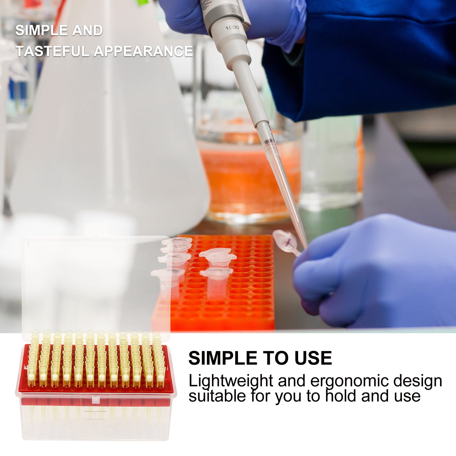 Yuangui Pipette Tips Tip Pipettor Liquid Filter Laboratory Disposable ...