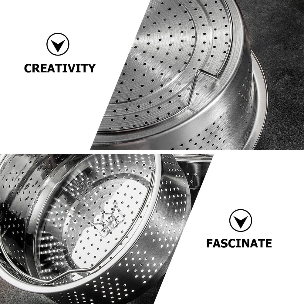 Yuangui Portable Stainless Steel Vegetable Steamer & Rice Cooker Insert ...