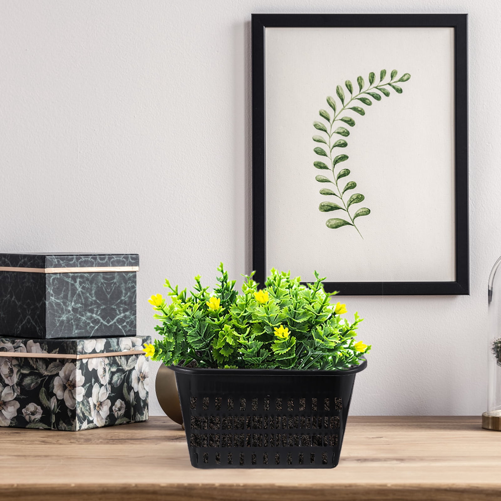 Yuangui Pot Mesh Net Orchid Pots Plant Slotted Hydroponic Planter Cups ...