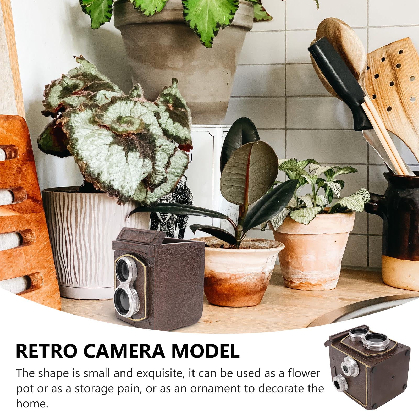 Yuangui Pots Pot Flower Camera Gardendecorative Planter Model Urn ...