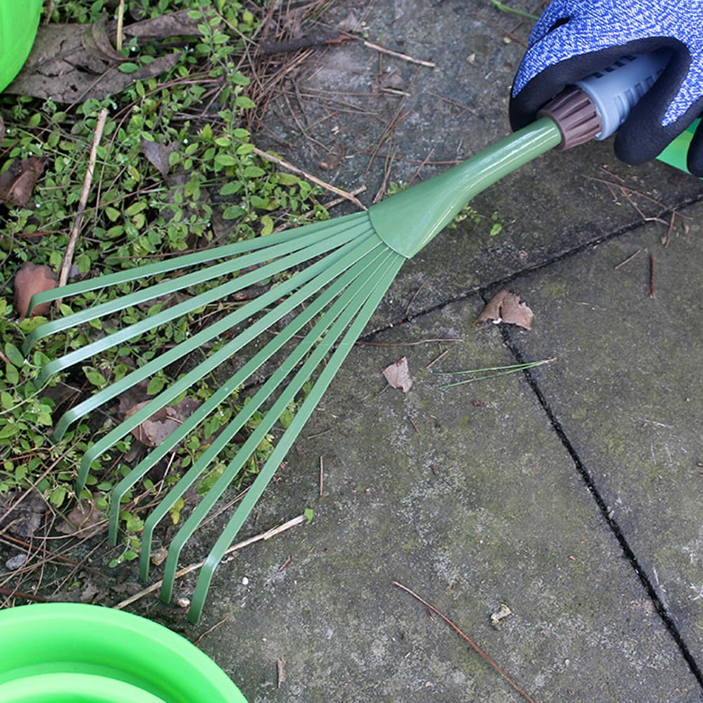 Yuangui Rake Garden Rakes Heavy Leaf Claw Supplies Backyard Tools ...